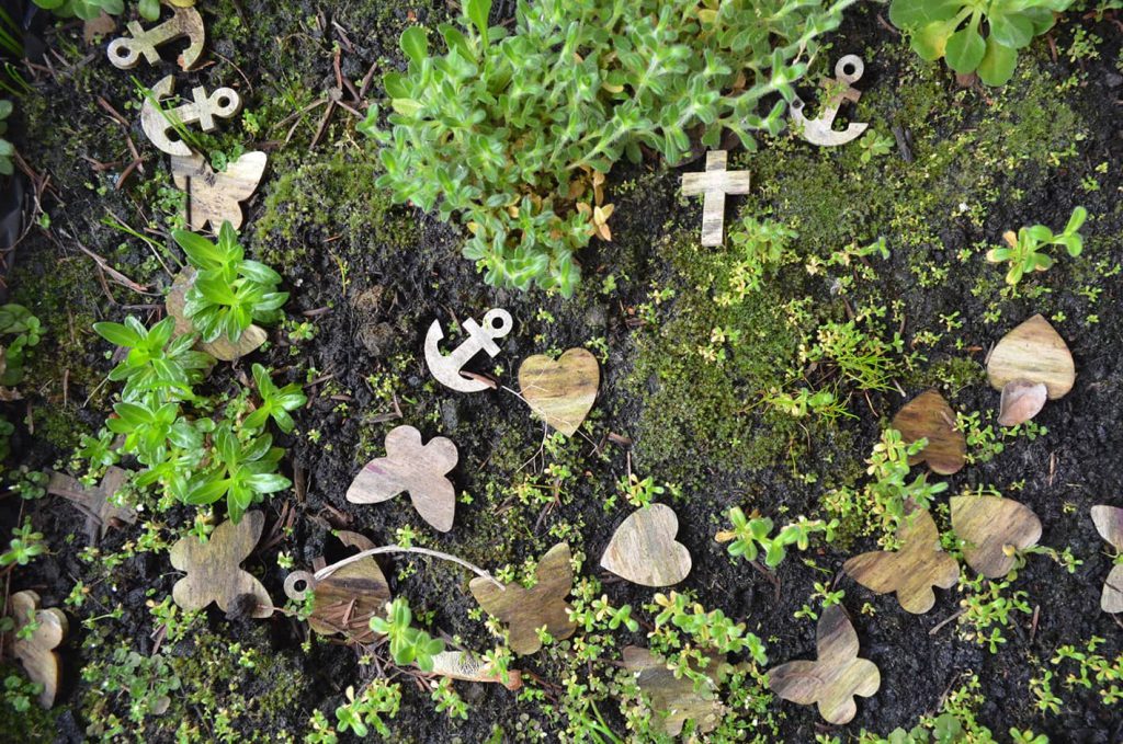 Memory Markers – Hout | Mix van vlinders en hartjes 20 stuks