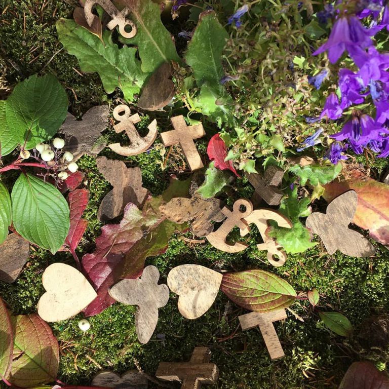 Troostbox Memory Markers - Hout | Hartjes 20 stuks